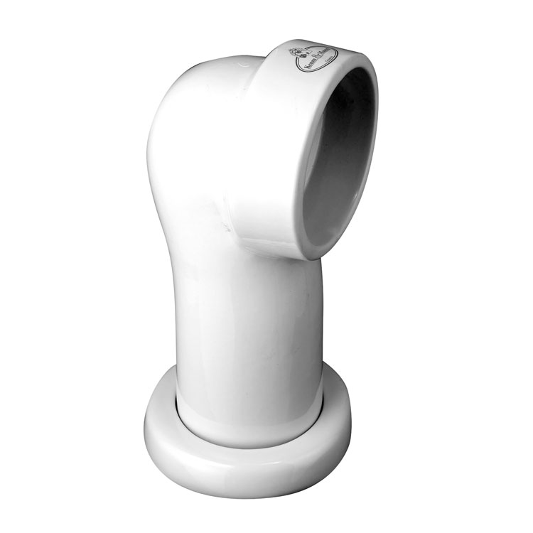 Single Ceramic P-Trap Pan Connector D100MM | Kenny & Mason