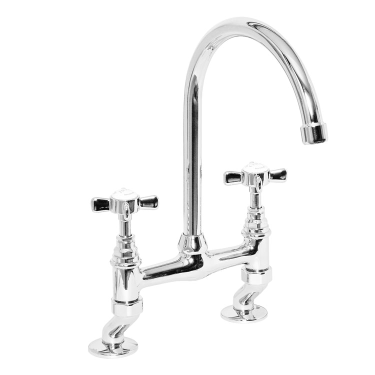 Traditional 2-Hole Kitchen Birdge Mixer | Kenny & Mason